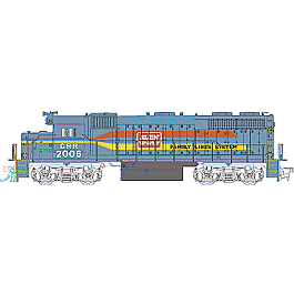 Atlas - Diesel EMD GP38 Powered Early Version w/Low Nose - Family Lines ...