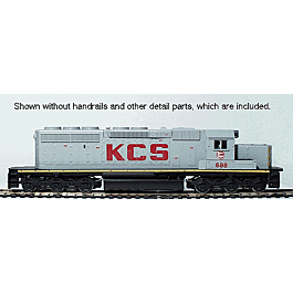 Athearn - Diesel EMD SD40-2 Snoot Nose Powered - Kansas City Southern #2 (gray) - 140-4808