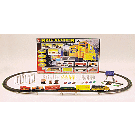 Life-Like - Diesel Freight - Rail Runner - GP38 w/Light, 4 Cars ...