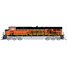Fox Valley - Diesel GE ES44AC 4-Window Cab, Low Rear Headlight & Hi-Ad ...