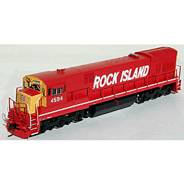 Atlas - Diesel GE U30C - Powered, No Decoder - Rock Island #4594 (red ...