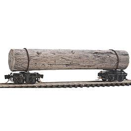 MicroTrain - Disconnect Log Car - Ready to Run - With 50' Resin Single ...