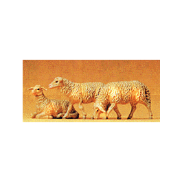 Preiser - Domestic Animal Figures, 1/24 - 1/25 Scale - Assorted Sheep ...