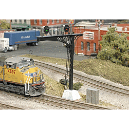 BLMA - Double-Track Cantilever Signal Bridge w/Heads - Kit - 176-1020
