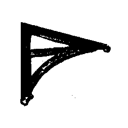 DBJ - Eave Brackets - Curved, Center Brace pkg(8) - 87-123