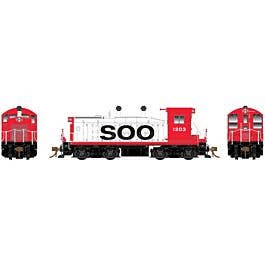 Rapido - EMD-GMD SW1200 - LokSound and DCC - Soo Line 1205 (white, red ...