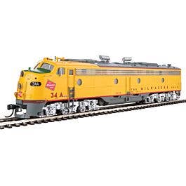 Walthers - EMD E9A-B Set - Standard DC - Milwaukee Road #34A, 34B ...