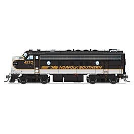 BLI - EMD F7A - Standard DC - Stealth - Norfolk Southern #4271 (Tuxedo, black, white, gold ...