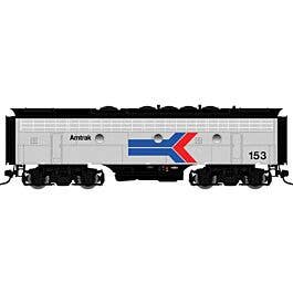Atlas O - EMD F7B Early Phase 1 - 3-Rail - Unpowered - Amtrak #153 (Phase I, silver, red, white ...