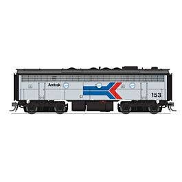 BLI - EMD F7B - Sound and DCC - Paragon4(TM) - Amtrak #154 (Phase I, silver, red, black, blue ...