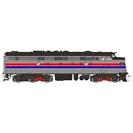 Rapido - EMD FL9 w/DCC - Amtrak #489 (Phase II, silver, Wide red, blue ...