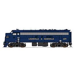 Intermount - EMD FP7 Phase I w/DCC - Louisville & Nashville (dark blue ...
