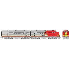 Rapido - EMD FT A-B Set - Standard DC - Santa Fe #168B, 168C (Warbonnet ...