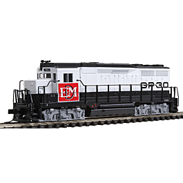 Atlas - EMD GP30 Phase I - Standard DC - Classic - EMD Demonstrator #1962 (black, white, red ...