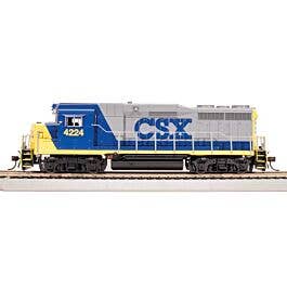BLI - EMD GP30m Low Nose - Sound and DCC - Paragon4(TM) - CSX #4224 (YN2, gray, blue, yellow ...
