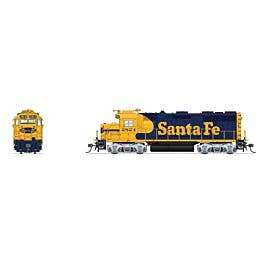 BLI - EMD GP35u Low Nose - Sound and DCC - Paragon4(TM) - Santa Fe #2828 (Warbonnet, blue ...