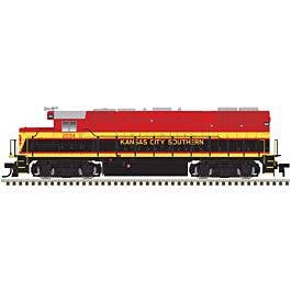 Atlas Trnm - EMD GP38-2 - Sound and DCC - Gold - Kansas City Southern 2031 (Southern Belle, red ...