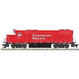 Atlas Trnm - EMD GP38-2 - Standard DC - Silver - Canadian Pacific #4401 - 751-10002476