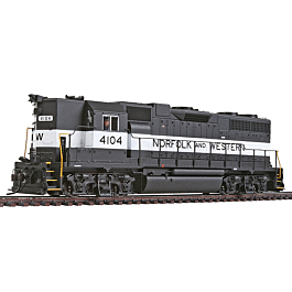 Atlas - EMD GP38 High Nose - Standard DC - Master(R) Silver - Norfolk & Western #4104 - 150-10000613