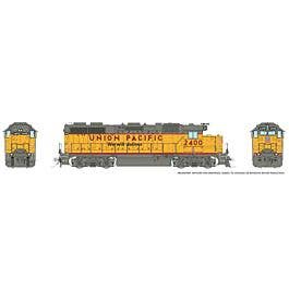 Rapido - EMD GP38 Low Nose - Standard DC - Union Pacific #2412 (-3 Rebuild, Armour Yellow, gray ...