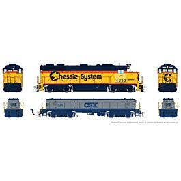 Rapido - EMD GP39 & EMD/Huntington SWMT Slug Set - Standard DC - CSX #4284, 1046 (yellow ...