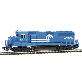 Atlas - EMD GP40-2 Low Hood, Dynamic Brakes - Standard DC - Master(R) - Conrail #3385 (blue ...