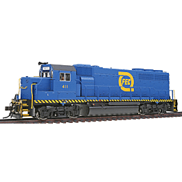 Atlas - EMD GP40-2 Phase I - Standard DC - Master(R) Silver - Florida East Coast #411, Without ...