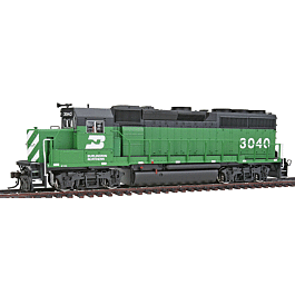 Atlas - EMD GP40-2 Phase II - Standard DC - Master(R) Silver - Burlington Northern #3040 - 150 ...