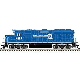 Atlas - EMD GP40-2 - Standard DC - Master Silver(R) - Conrail 3386 (blue, white, Quality Logo ...