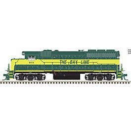 Atlas - EMD GP40-2 - Standard DC - Master(R) Silver - Atlanta & St. Andrews Bay #6418 (Front ...