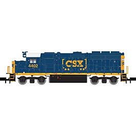 Atlas - EMD GP40-2 w/Dynamic Brakes - Standard DC - Master(R) - CSX #4402 (blue, yellow, Boxcar ...
