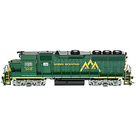 Atlas - EMD GP40 Low Nose - Standard DC - Master(R) - Green Mountain #305 (green, yellow) - 150 ...