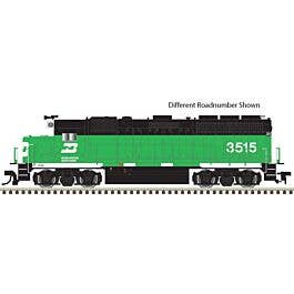 Atlas - EMD GP40 Low Nose - Standard DC - Master(R) Silver - Burlington Northern #3522 (Cascade ...