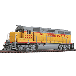 Atlas - EMD GP40 - Standard DC - Master(R) Silver - Western Pacific #3532 - 150-10000606