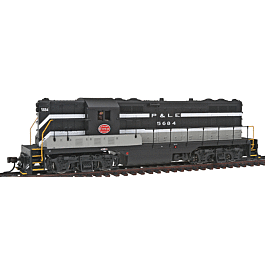 Atlas - EMD GP7 - Standard DC - Master(R) Silver - New York Central (P&LE) #5684 (black, gray ...