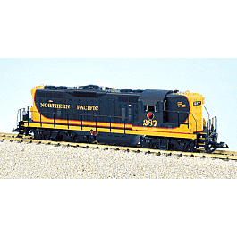 USA - EMD GP9 - Standard DC - Northern Pacific (black, gold) - 748-22124