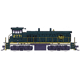 Atlas - EMD MP15DC - Standard DC - Master(R) Series Silver - Reading #2771 (Dark Green, yellow ...