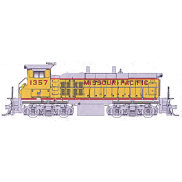 Atlas - EMD MP15DC w/Sound & DCC - Master(R) Series Gold - Missouri Pacific #1357 (yellow, gray ...