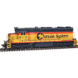 Atlas - EMD SD35 Low Nose - Standard DC - Master(R) Silver - No Nose Headlight, Chessie System/B ...