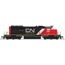 BLI - EMD SD40-2 Low-Nose with Sound & DCC - Paragon3(TM) - Canadian National GTW 5937 (black ...