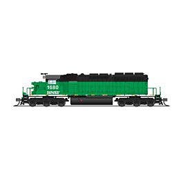 BLI - EMD SD40-2 Low Nose - Standard DC - Stealth - BNSF Railway #1680 ...