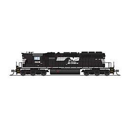 BLI - EMD SD40-2 Low Nose - Standard DC - Stealth - Norfolk Southern #1633 (black, white, Horse ...