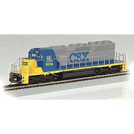 Bachmann - EMD SD40-2 - Standard DC - CSX Transportation #8036 (Bright Future; Gray, blue ...
