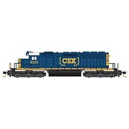 MicroTrain - EMD SD40-2 - Standard DC - CSX #8250 (YN3b, blue, yellow, Boxcar Logo) - 489-97001262