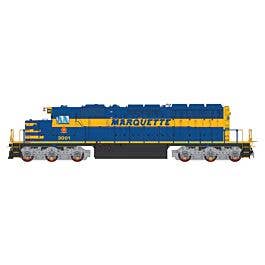 Intermount - EMD SD40-2 - Standard DC - Marquette Rail #3001 (blue ...