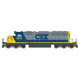 Intermount - EMD SD40-2 w/DCC - CSX (YN2 Scheme, gray, blue, yellow ...
