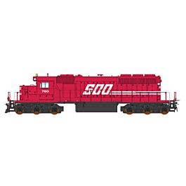 Intermount - EMD SD40-2 w/LokSound & DCC - Soo Line (red, white, Parallelogram Logo) - 85-69373S
