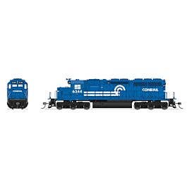 BLI - EMD SD40 Low Nose - Standard DC - Stealth - Conrail #6344 (blue ...