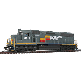 Walthers - EMD SD45 - Standard DC - Seaboard System #8919 (gray, yellow ...