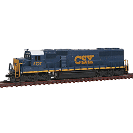 Atlas - EMD SD60 w/DCC - Master(R) - CSX #8707 (blue, yellow, white Cab Roof) - 150-49141